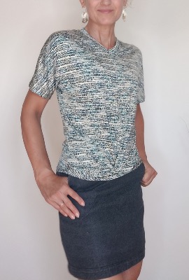 Patron T-shirt Kroisy Manche Courte Femme PDF | La Boutique de Viny